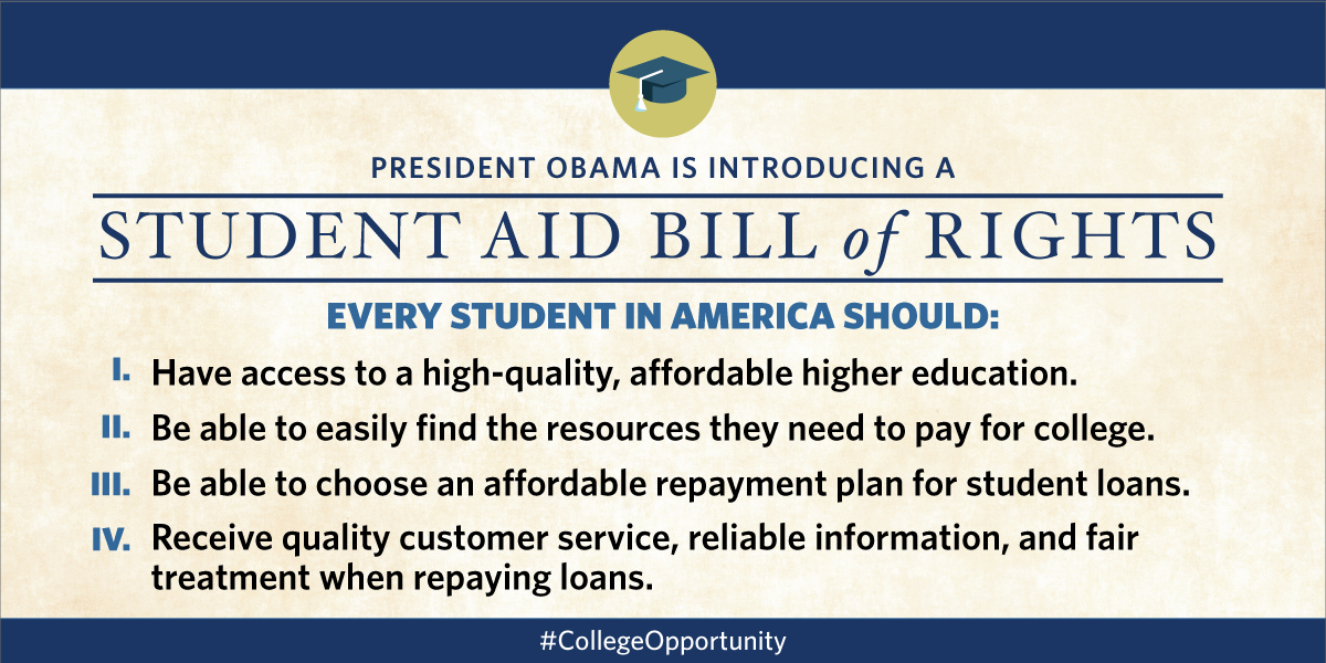 Your Quick Summary Of Pres Obama s Student Aid Bill Of Rights ATTN your-quick-summary-of-pres-obama-s-student-aid-bill-of-rights-attn